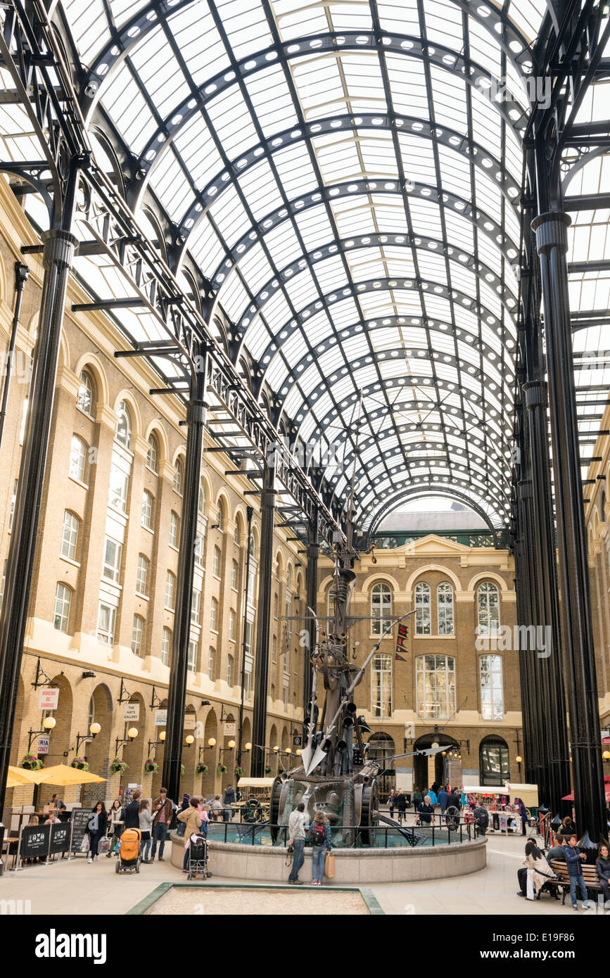 Hay's Galleria, London, UK Stock Photo - Alamy