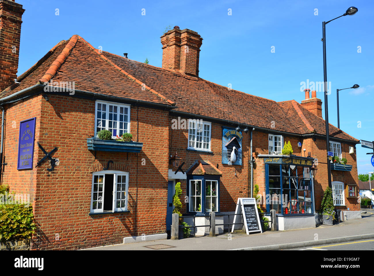 The Duck House restaurant, High Street, Ruislip, London Borough of ...