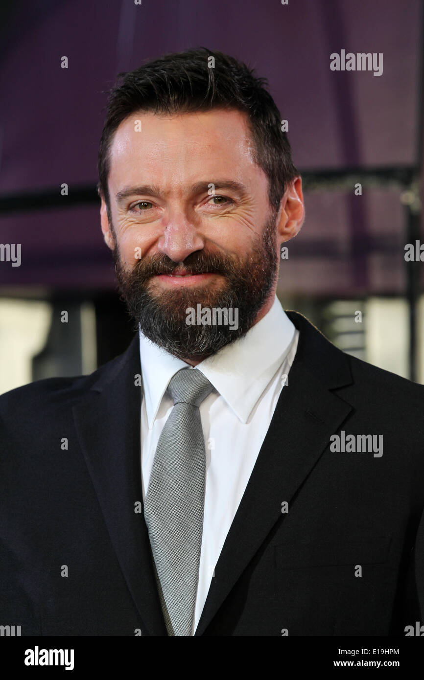 Tokyo, Japan. 27th May, 2014. Actor Hugh Jackman attends Japan Premiere ...