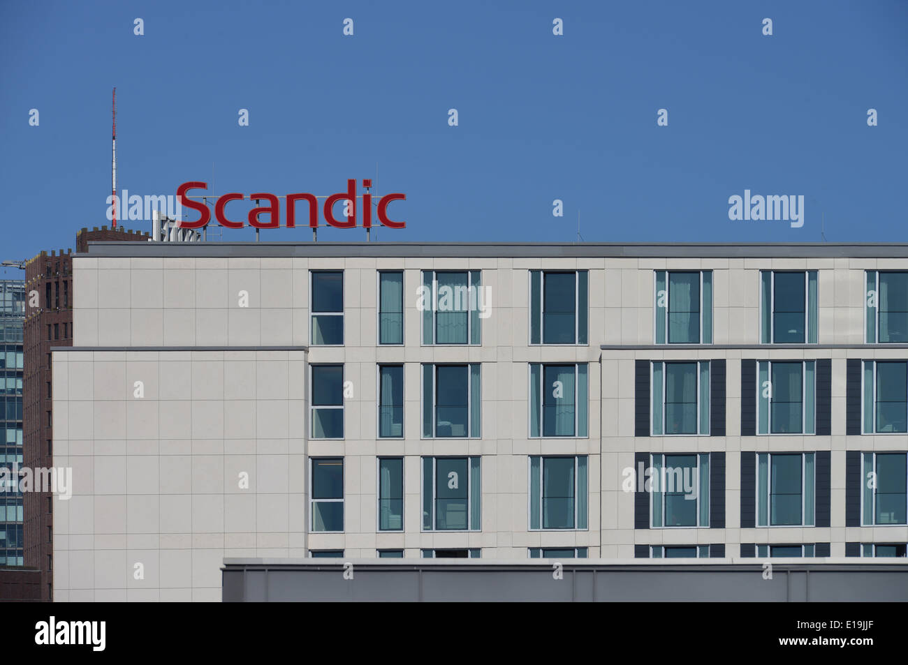 Scandic-Hotel, Potsdamer Platz, Tiergarten, Berlin, Deutschland Stock ...