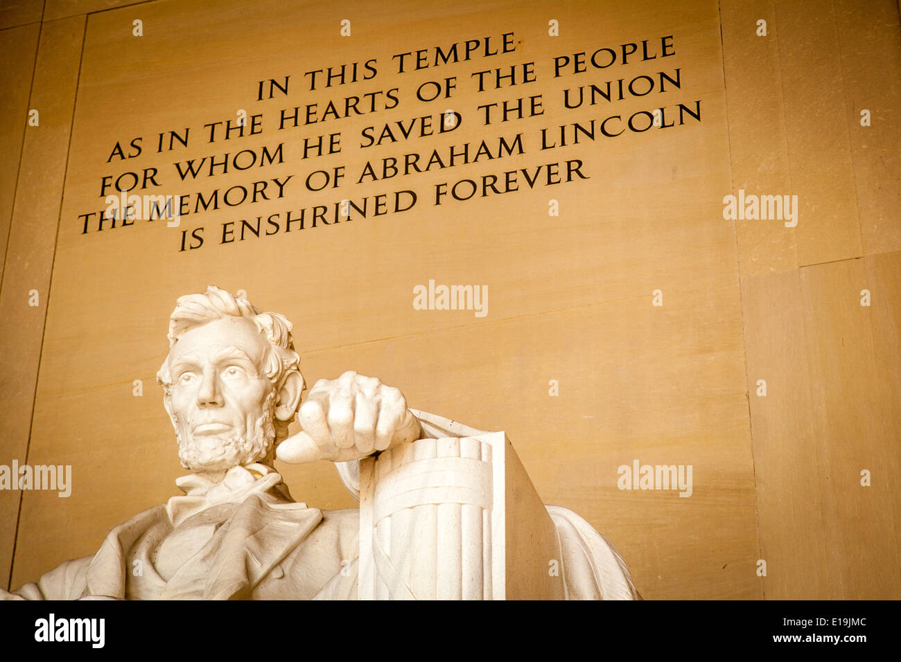 Abraham Lincoln Memorial Stock Photo - Alamy