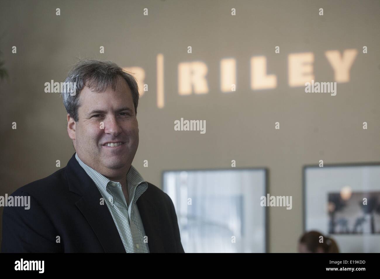 Los Angeles, California, USA. 21st May, 2014. Bryant Riley, chairman of ...