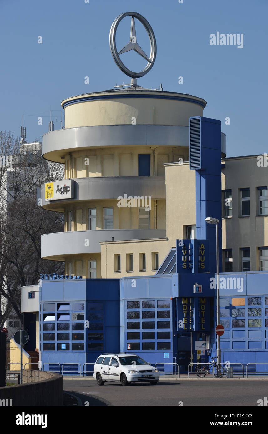 AVUS-Motel, AVUS, Charlottenburg, Berlin, Deutschland Stock Photo - Alamy