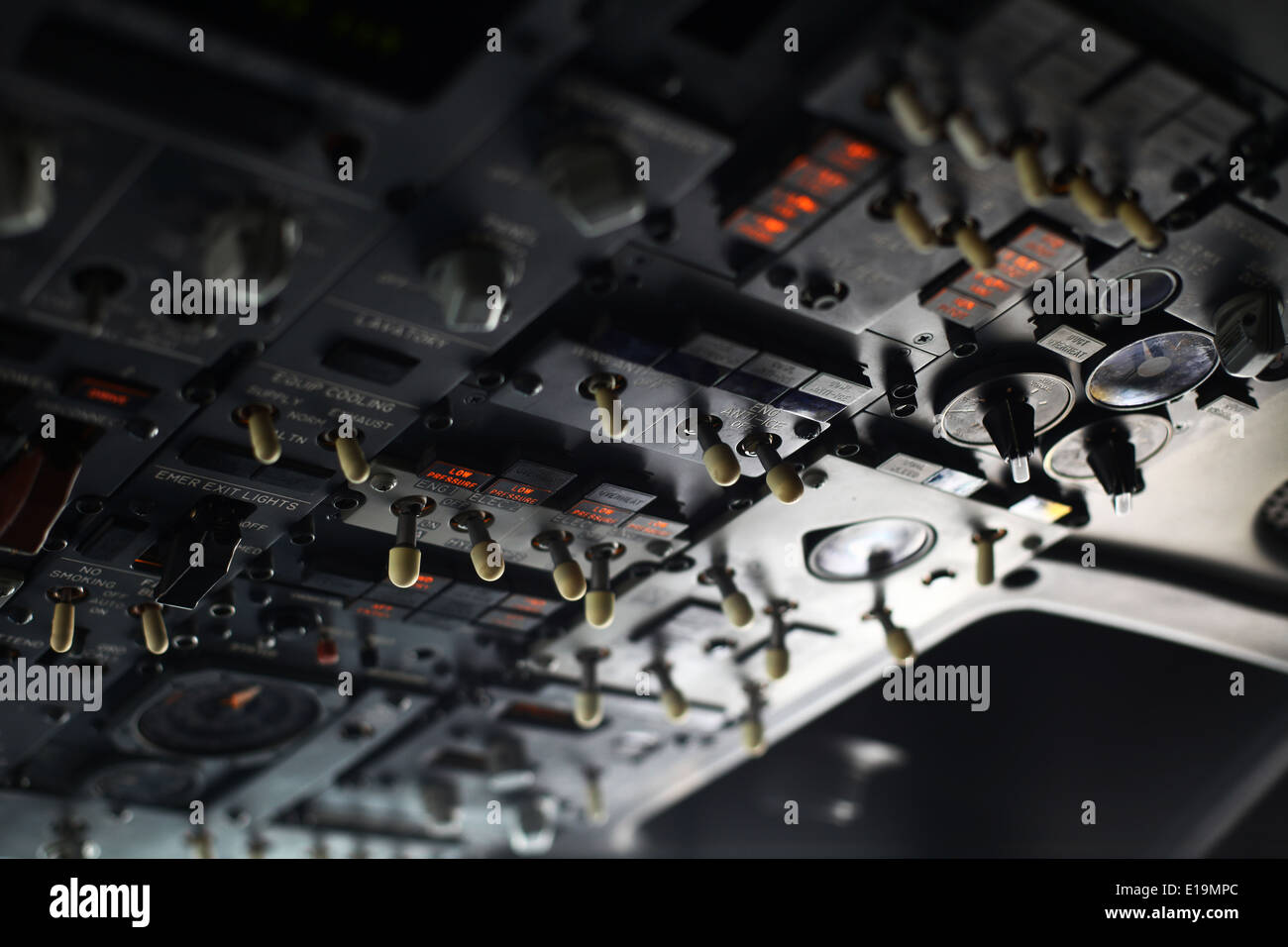 Cockpit buttons hi-res stock photography and images - Alamy