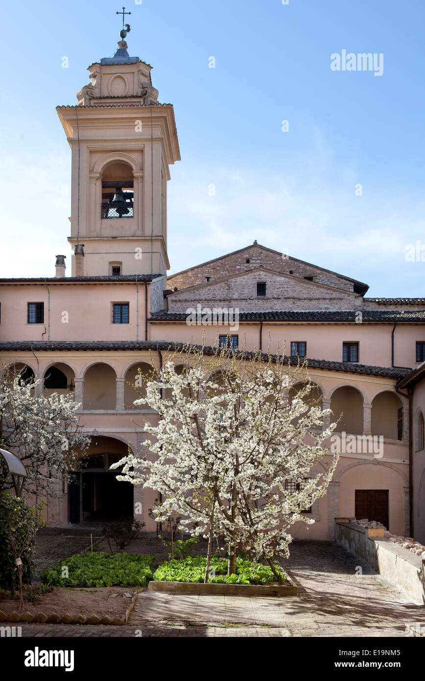Internal view of the cloistered monastery of Santa Maria di Vallegloria ...