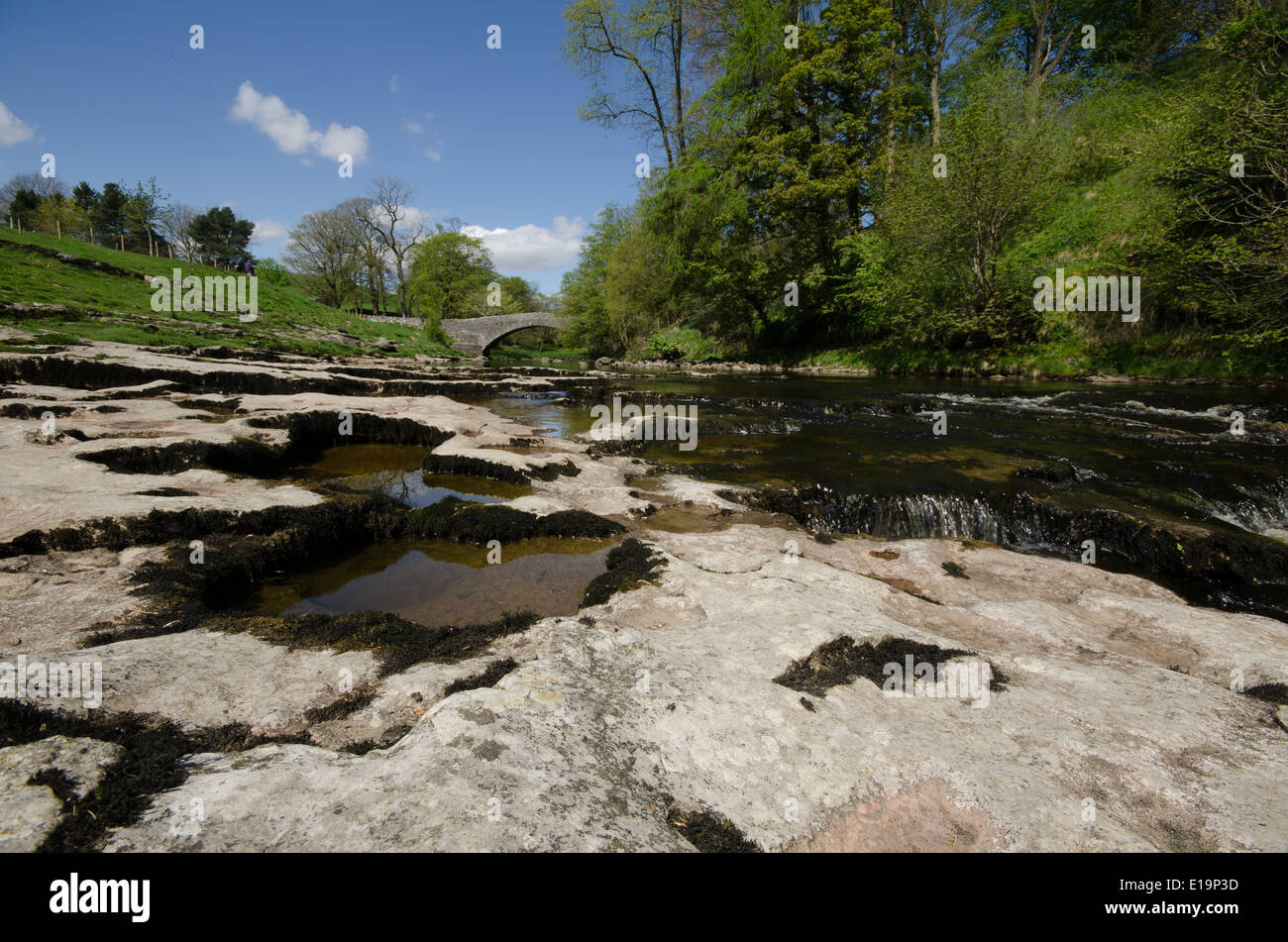 Stainforth bridge and river in the Yorkshire Dales Stock Photo - Alamy