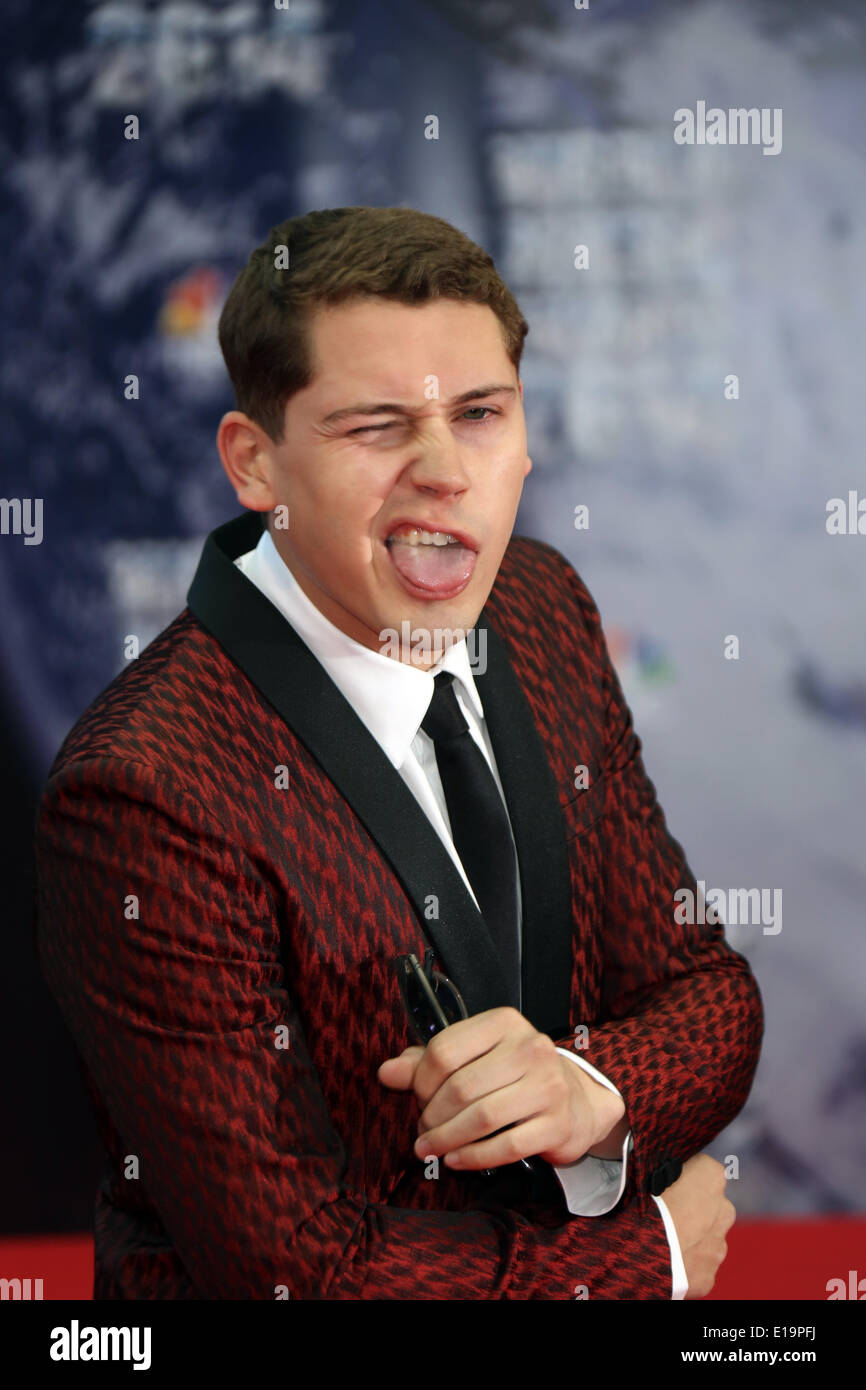 Monte Carlo, Monaco. 27th May, 2014. US singer songwriter Chris Cab ...