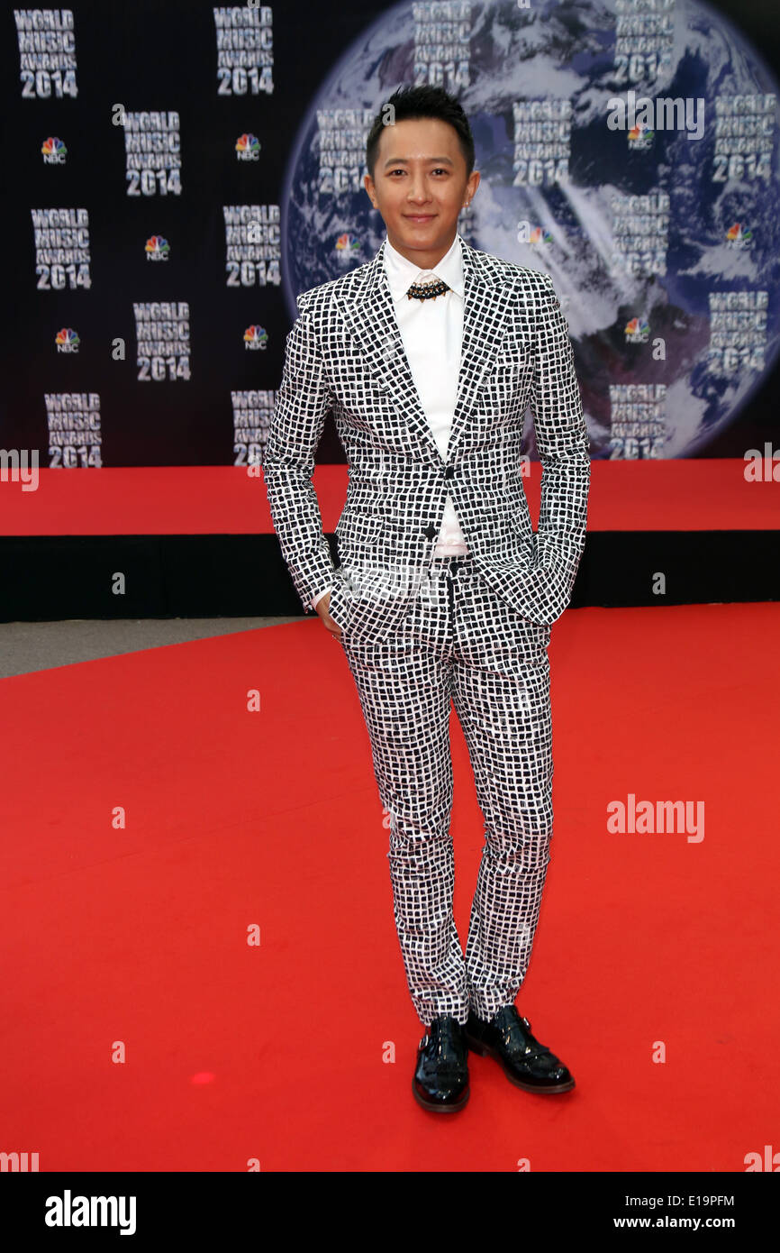 Monte Carlo, Monaco. 27th May, 2014. Chinese Mandopop singer and actor ...