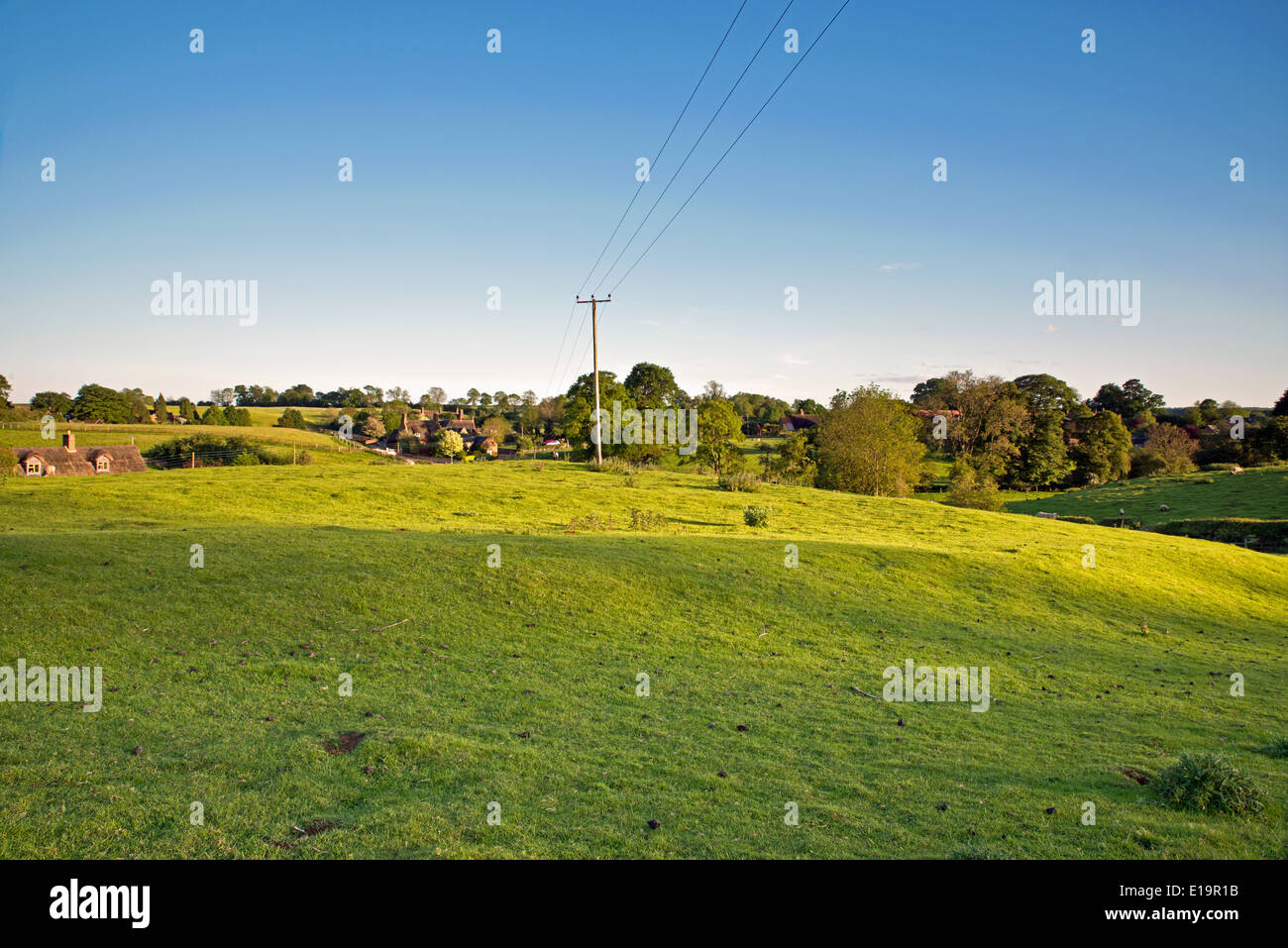 The village of Upper Harlestone Northamptonshire Stock Photo - Alamy
