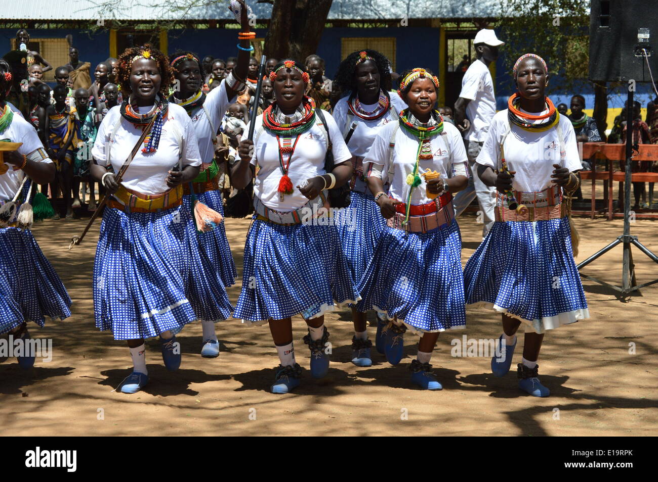 May 24, 2014 - Kapoeta, South Sudan, Africa - Toposa people live in the ...