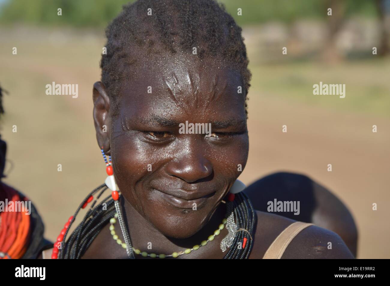 May 24, 2014 - Kapoeta, South Sudan, Africa - Toposa people live in the ...