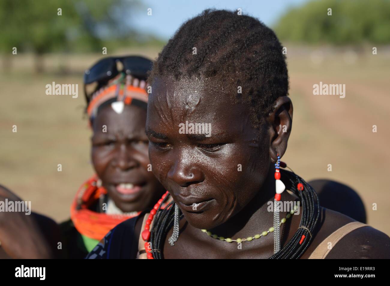 May 24, 2014 - Kapoeta, South Sudan, Africa - Toposa people live in the ...