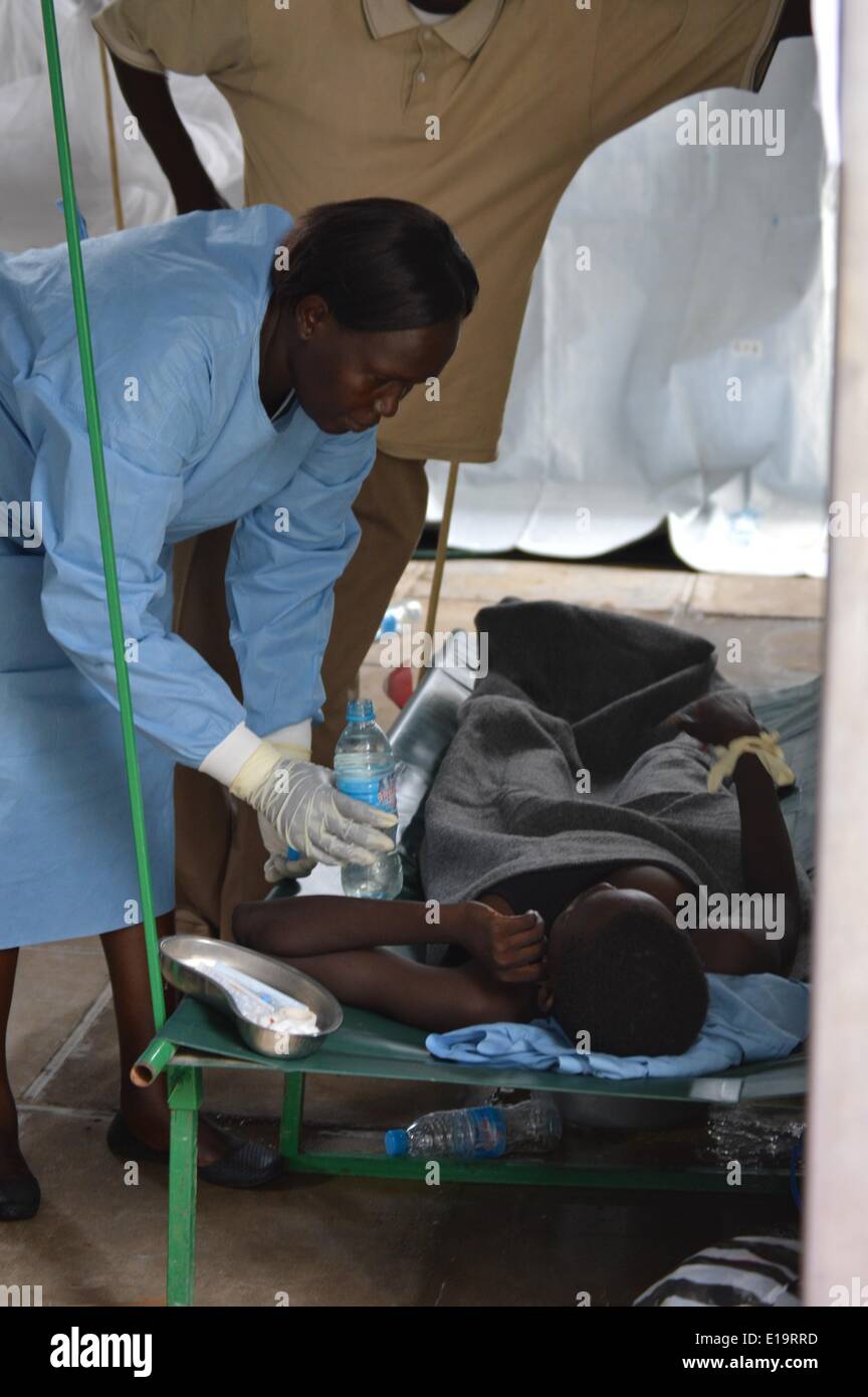 Juba, South Sudan, Africa. 27th May, 2014. Patients in the Juba ...
