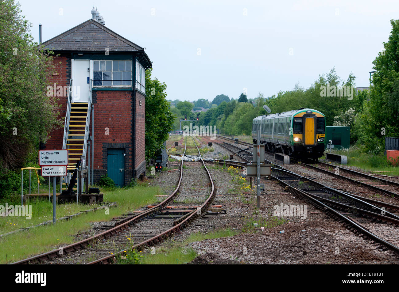 London Midland class 172 diesel multiple unit train at Stourbridge ...