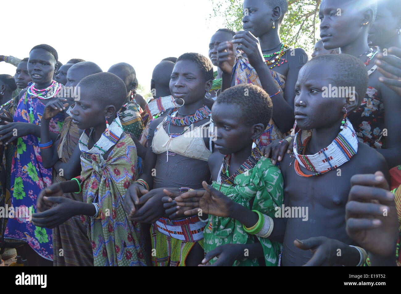 May 24, 2014 - Kapoeta, South Sudan, Africa - Toposa people live in the ...