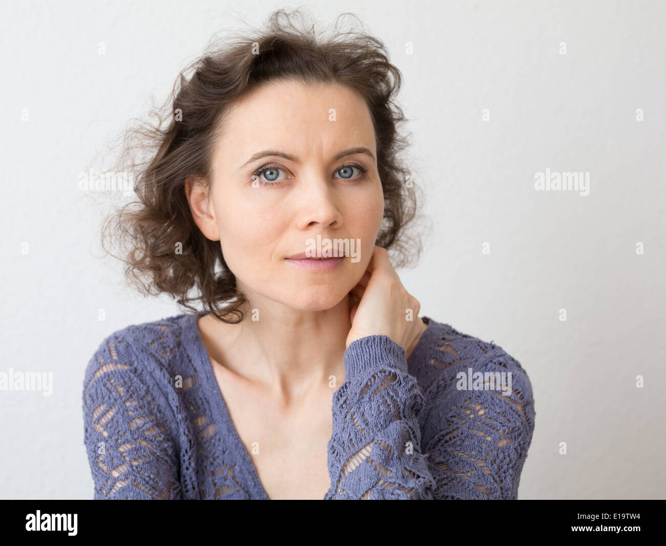 Portrait close up cheerful hi-res stock photography and images - Alamy