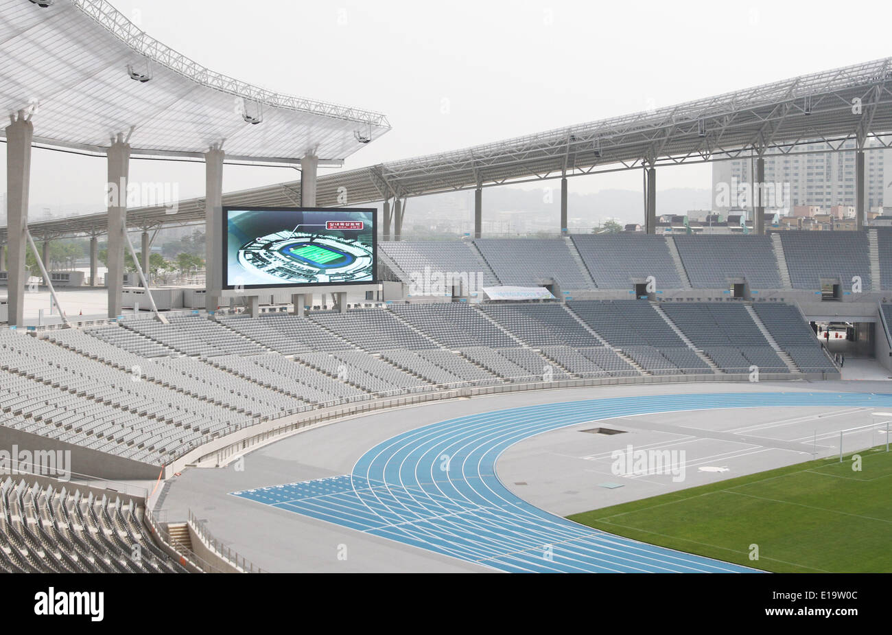 Incheon, South Korea. 28th May, 2014. A general view shows the main ...