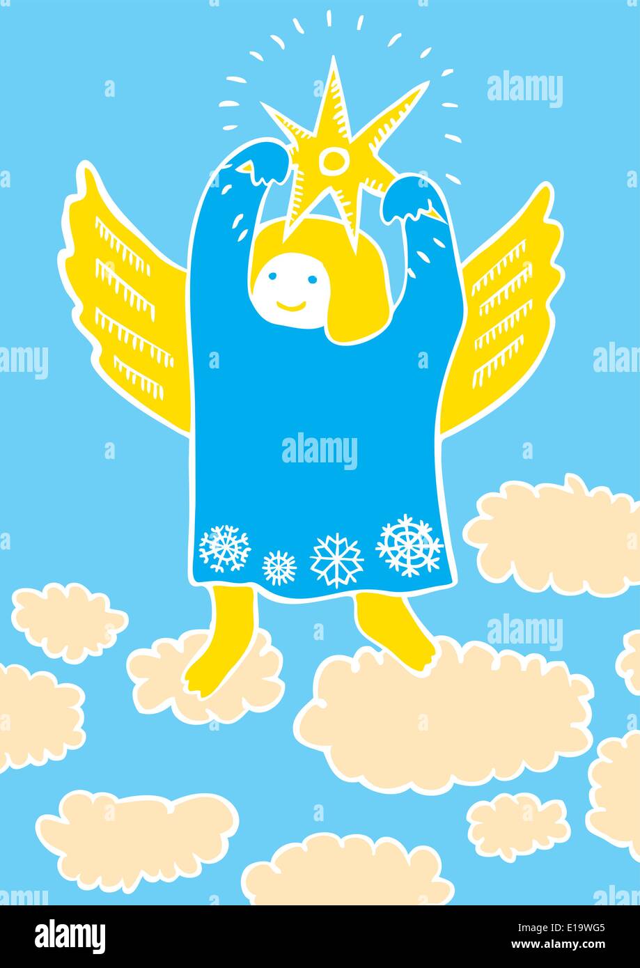 Angel and travel Stock Vector Images - Alamy