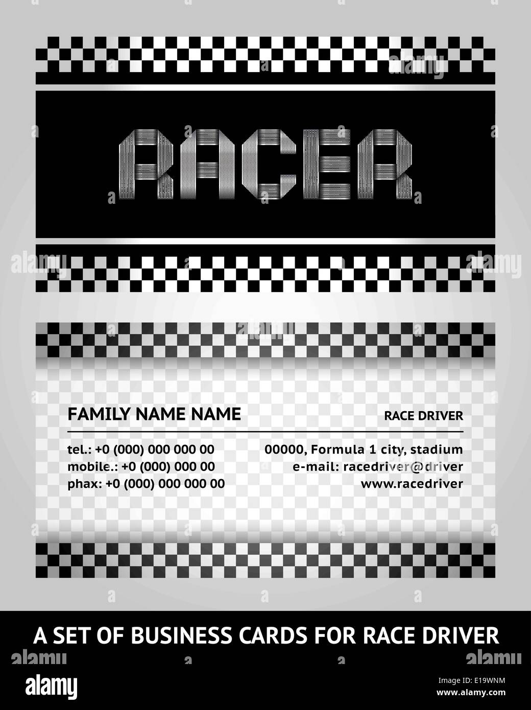 Simple visiting card Black and White Stock Photos & Images - Alamy