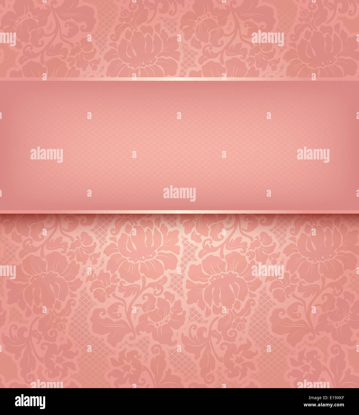 Decorative pink pattern - Vector illustration 10eps Stock Vector Image ...