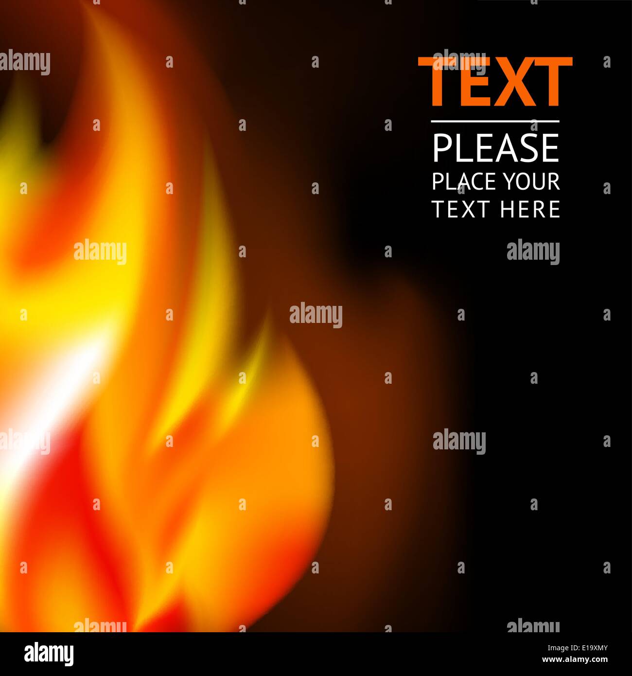 Fiery background. Vector illustration 10eps Stock Vector Image & Art ...