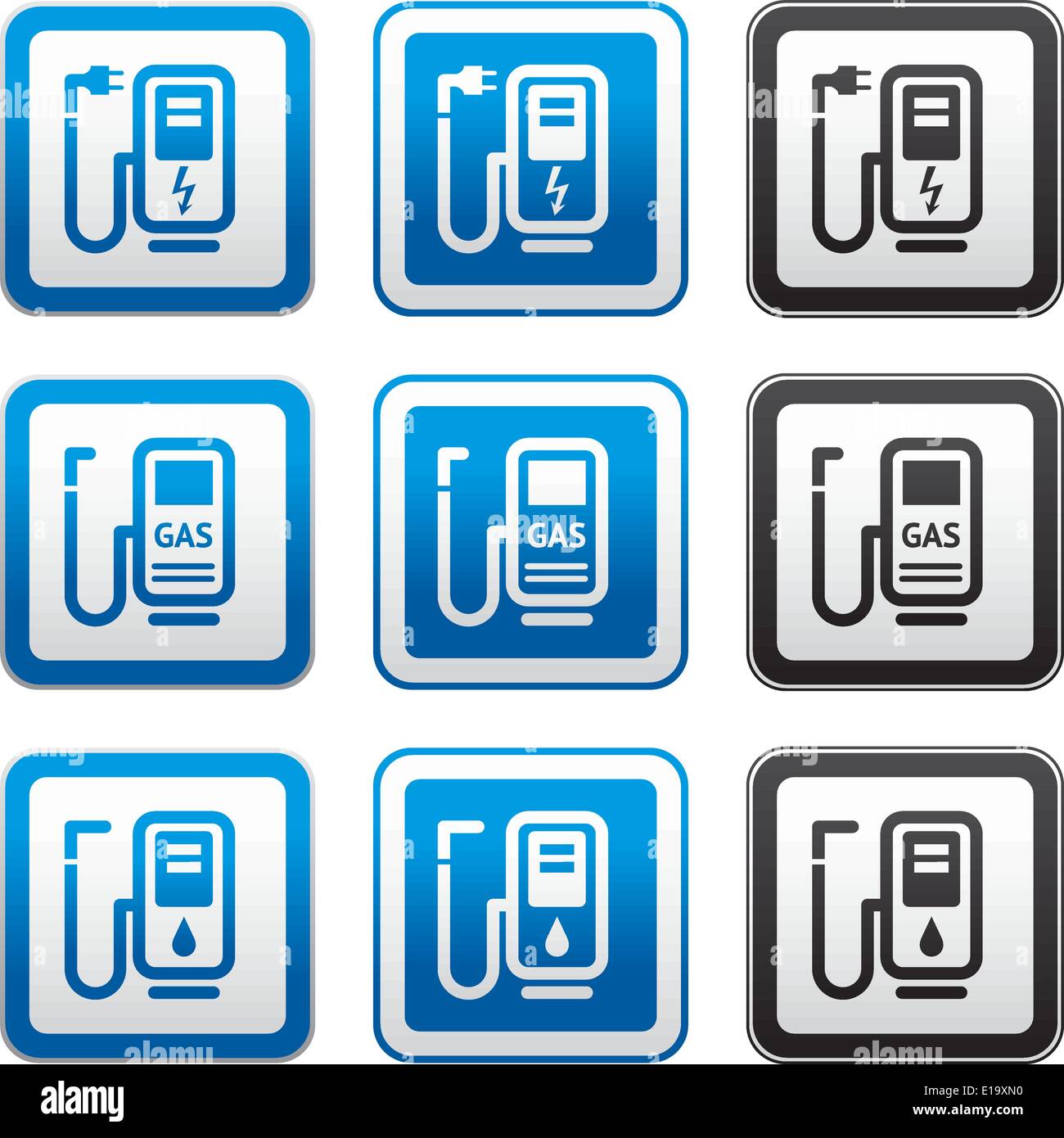 filling station sign, symbol, pictogram Stock Vector Image & Art - Alamy