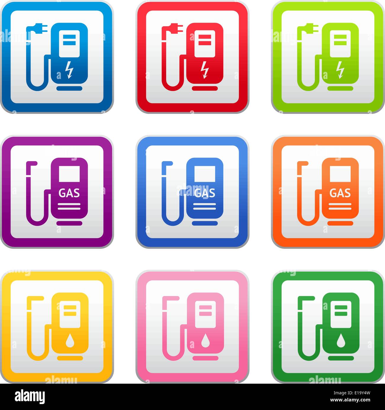 Station refuelling Stock Vector Images - Alamy