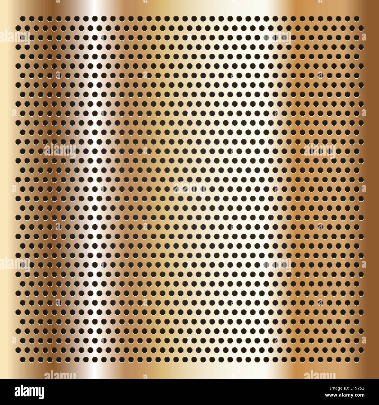 Golden background perforated sheet, vector design element Stock Vector ...