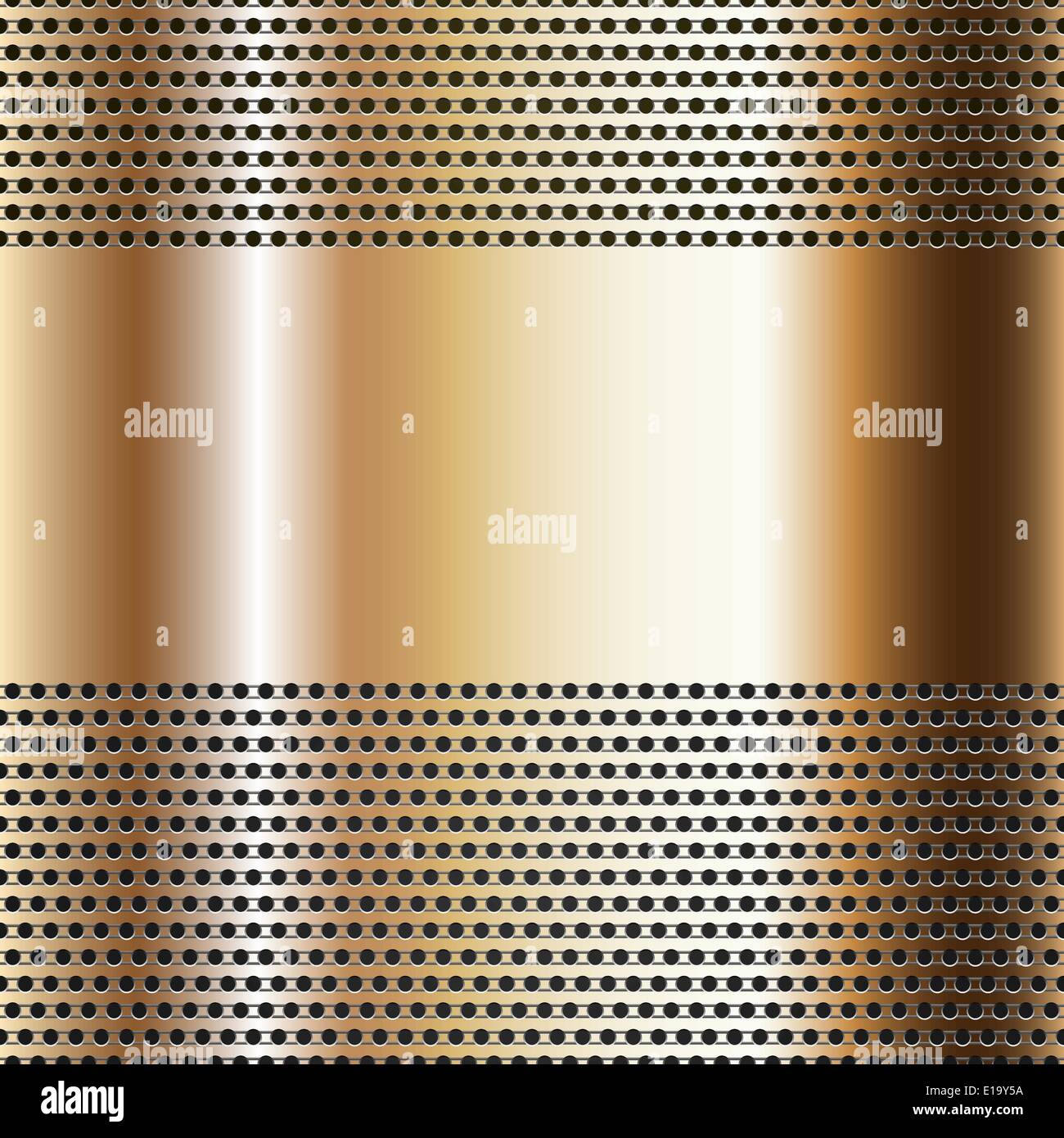 Golden background perforated sheet, vector background, 10eps Stock ...