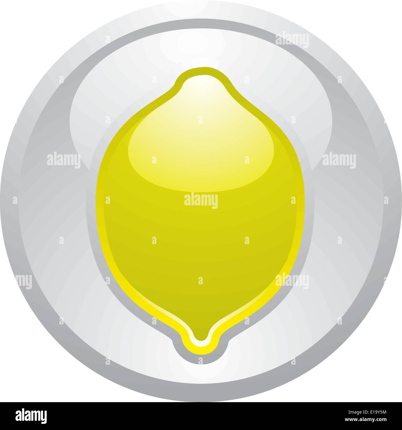Gray button Lemon, vector, design element Stock Vector Image & Art - Alamy