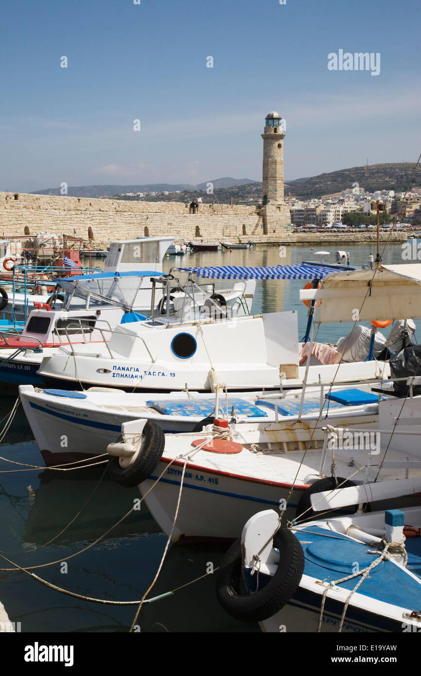 Rethymno harbour, Crete Stock Photo - Alamy