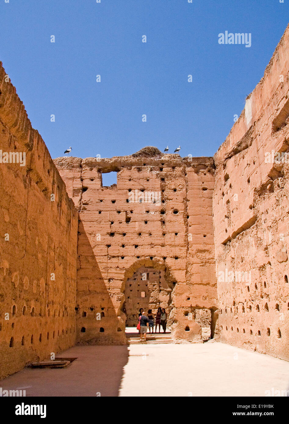 El Badi palace, Marrakech, Morocco Stock Photo - Alamy