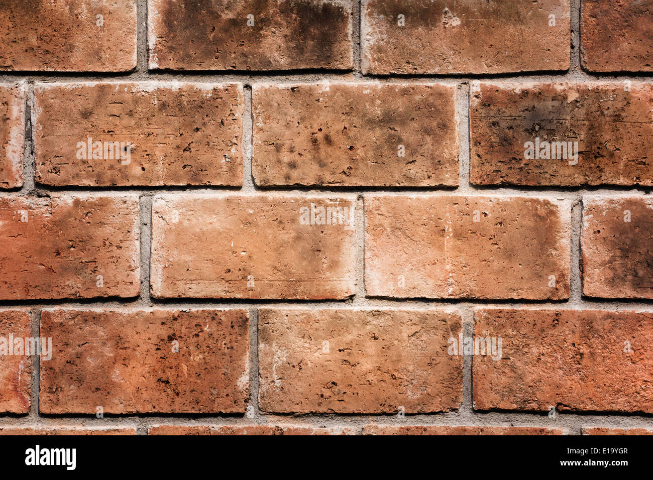Burnt big brick wall texture pattern background Stock Photo - Alamy