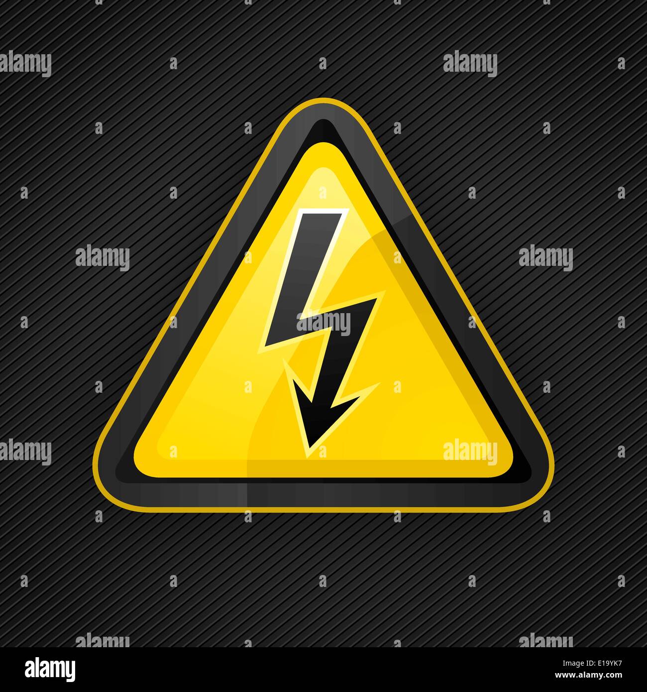 Electricity hazard pictogram hi-res stock photography and images - Alamy