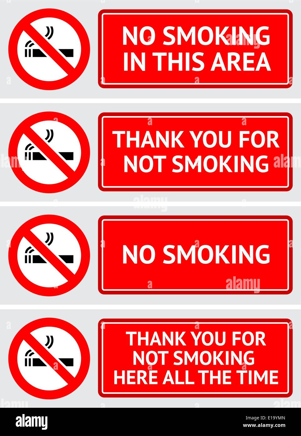 Smoking prohibited labels hi-res stock photography and images - Alamy