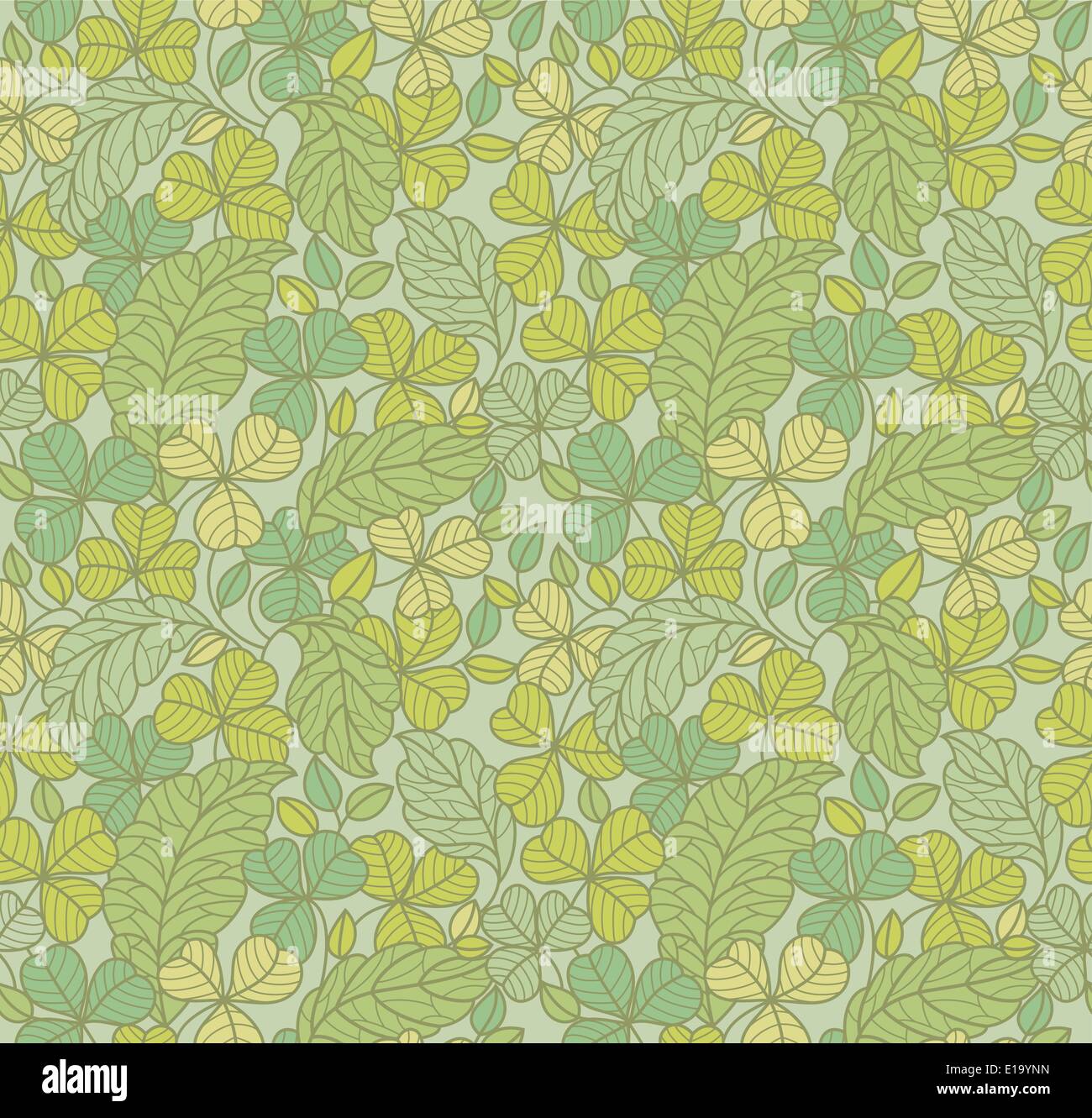 green leaf background, seamless wallpaper Stock Vector Image & Art - Alamy