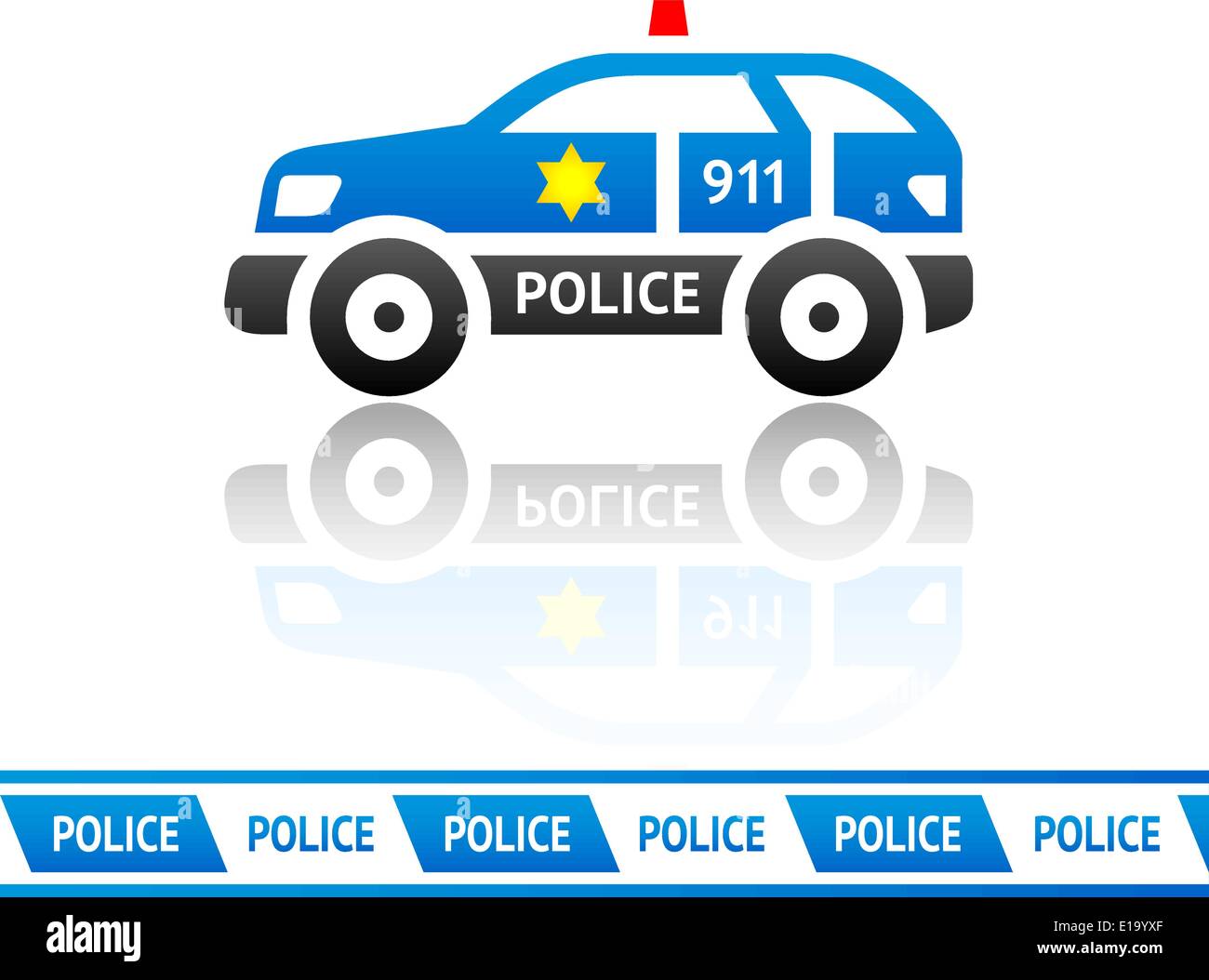 Sheriffs patrol car Stock Vector Images - Alamy