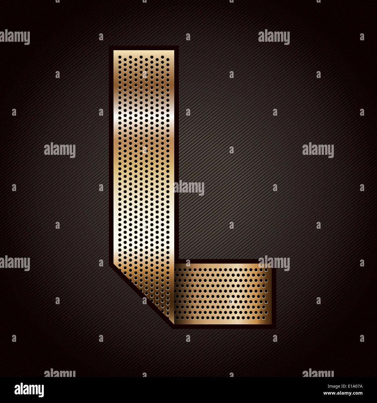 Perforated metal letter Stock Vector Images - Alamy