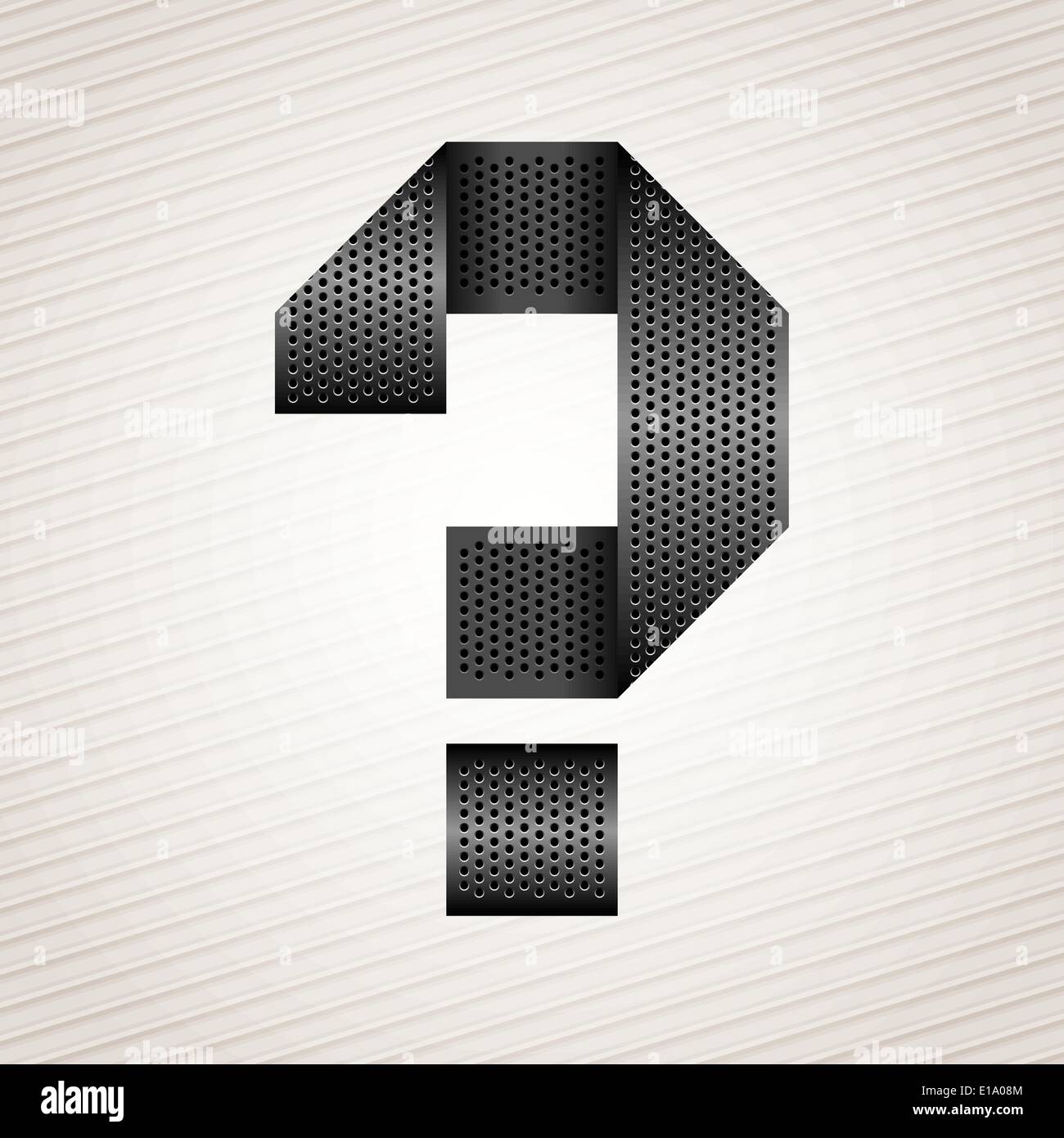 Plate with question mark Stock Vector Images - Alamy