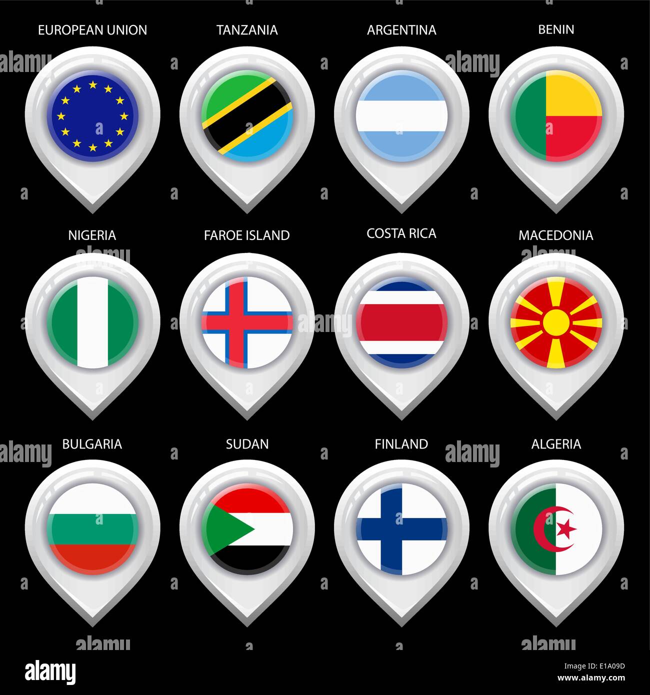 The second european map Stock Vector Images - Alamy