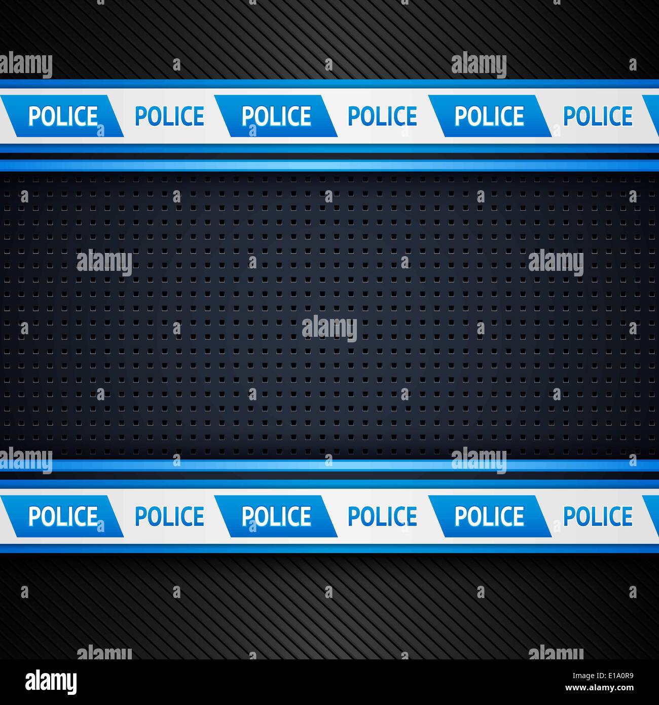 Metallic perforated sheet, police background, 10 eps Stock Vector Image ...