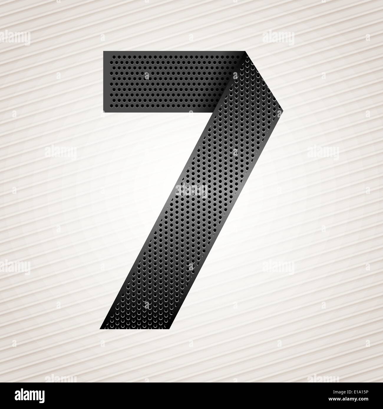 Numeric 7 Stock Vector Images - Alamy