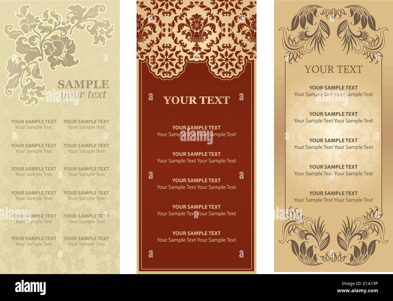 Modern restaurant detail Stock Vector Images - Alamy