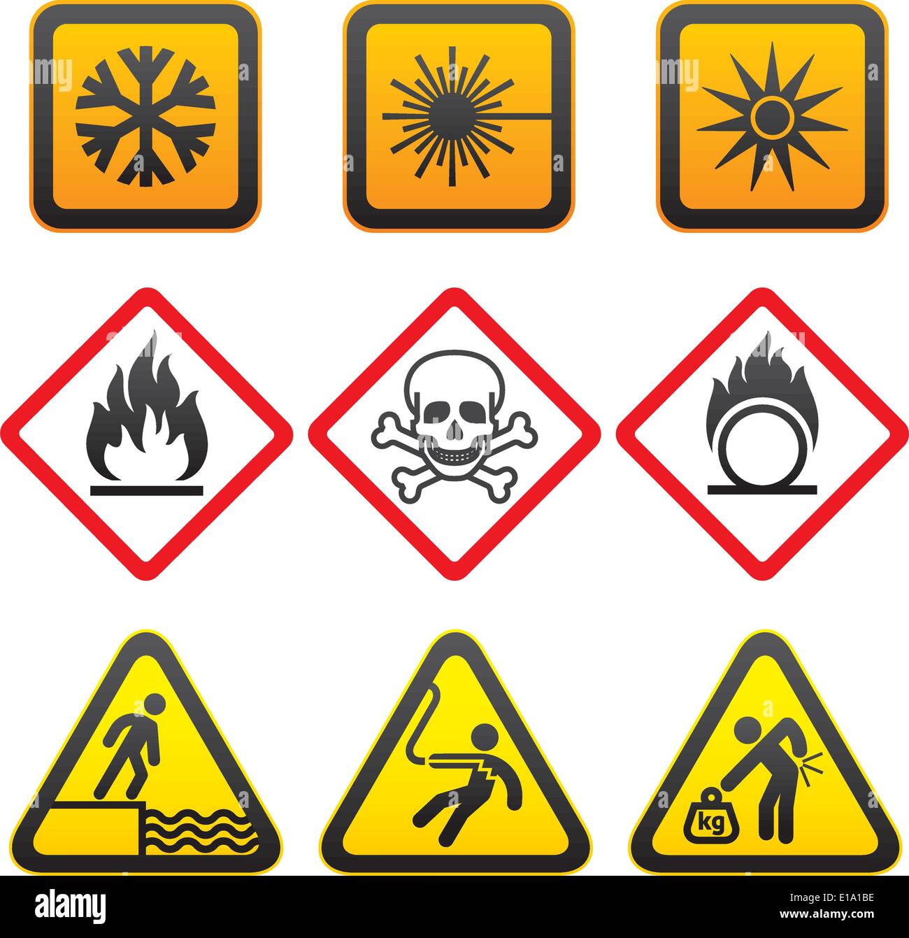 Hazard Signs Flammable High Resolution Stock Photography and Images - Alamy