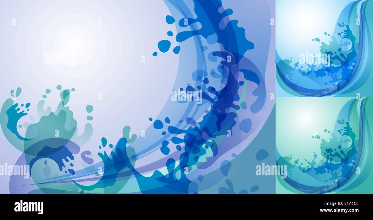Water background design element 10 EPS Stock Vector Image & Art - Alamy
