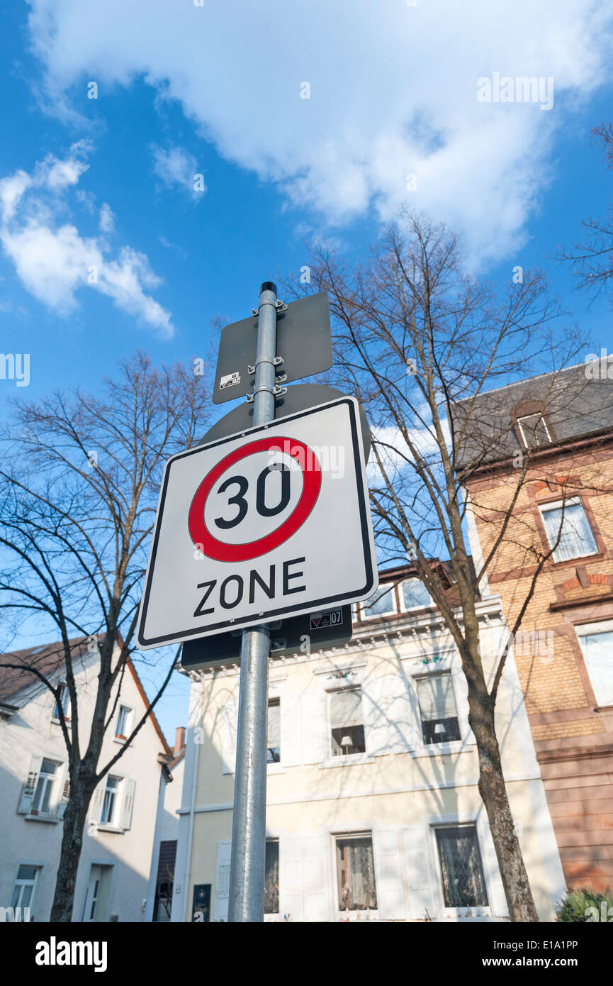 German speed limit traffic sign hi-res stock photography and images - Alamy
