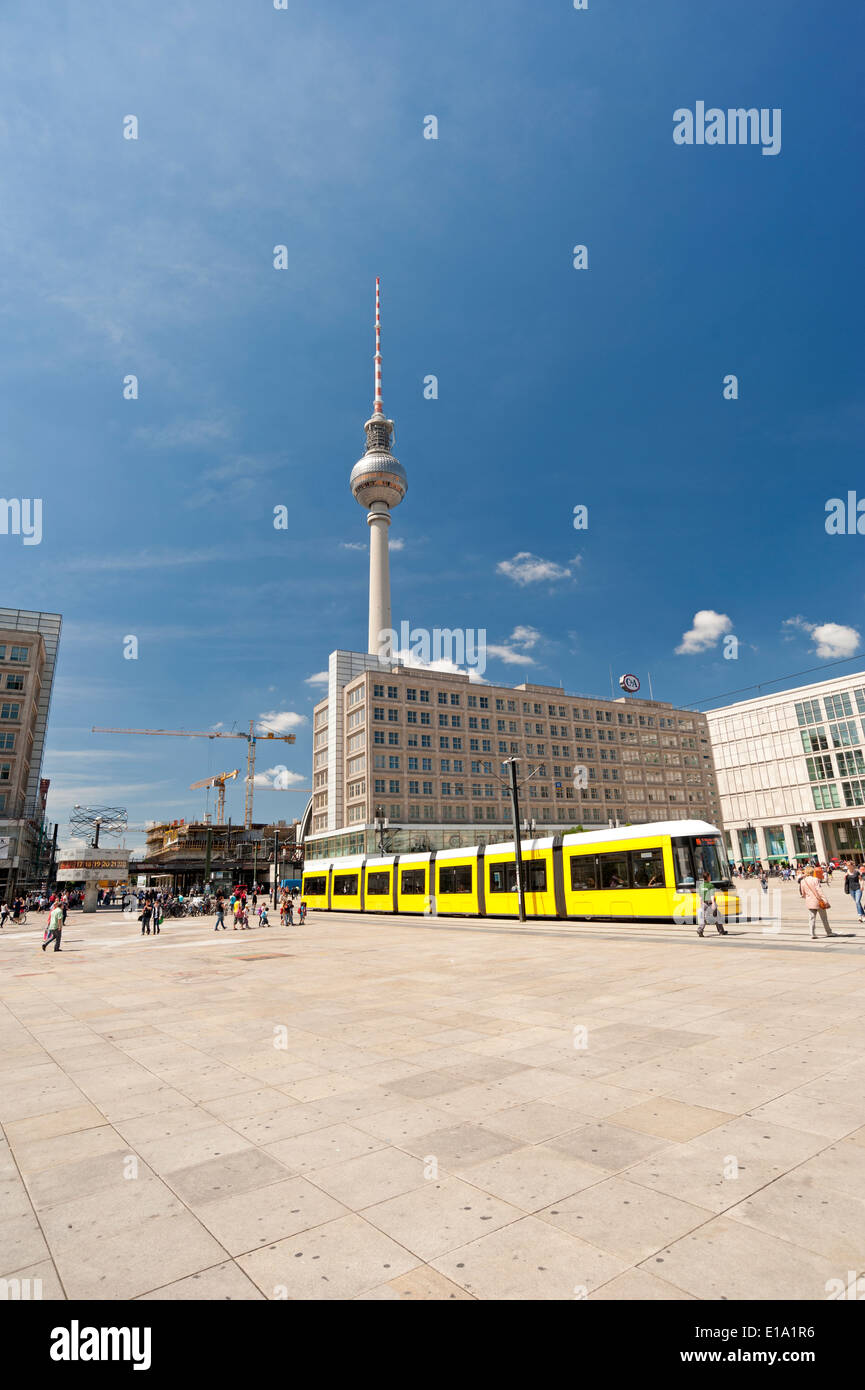 Alexanderplatz berlin television tower hi-res stock photography and ...