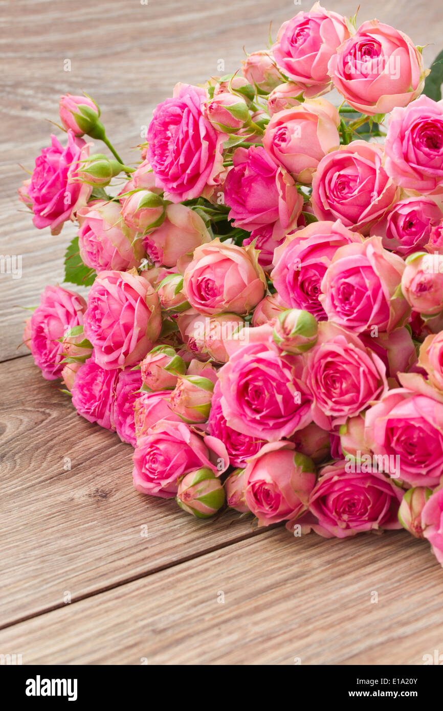 pile of pink roses Stock Photo - Alamy