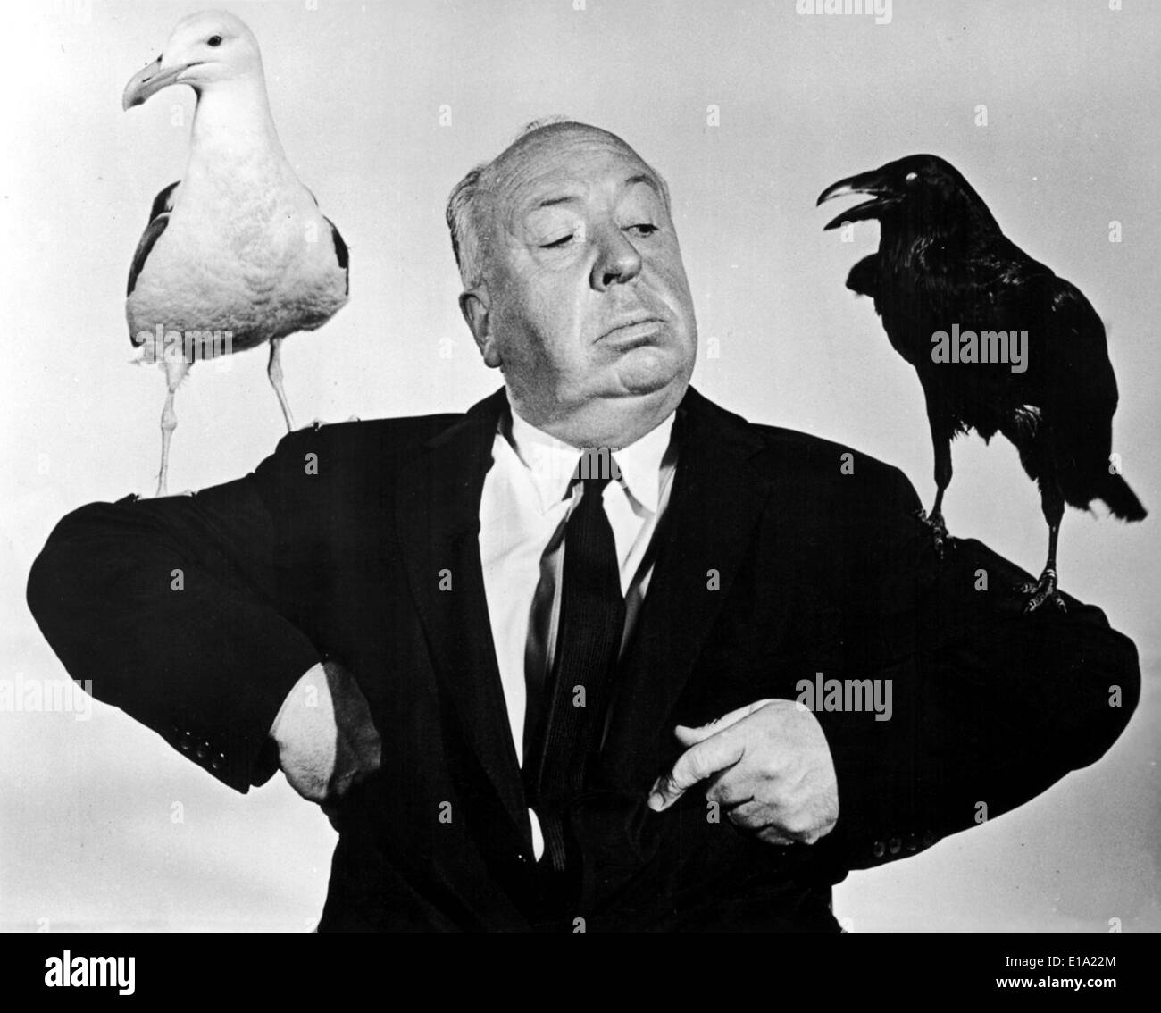 Alfred hitchcock portrait hi-res stock photography and images - Alamy