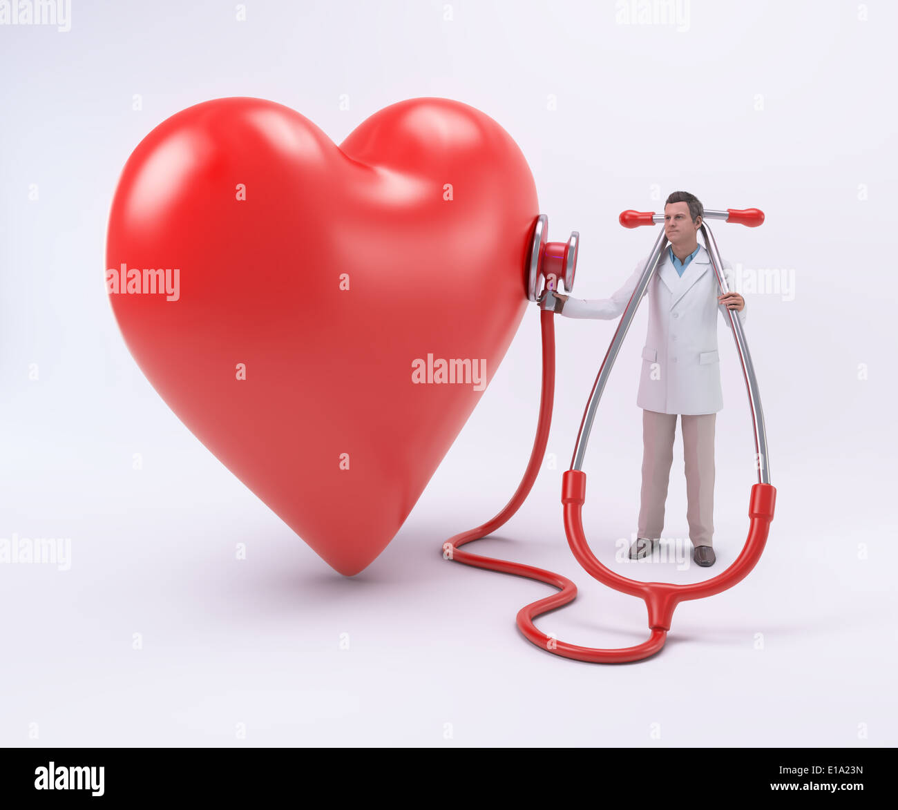 Doctor cardiologist examining electrocardiogram hi-res stock ...